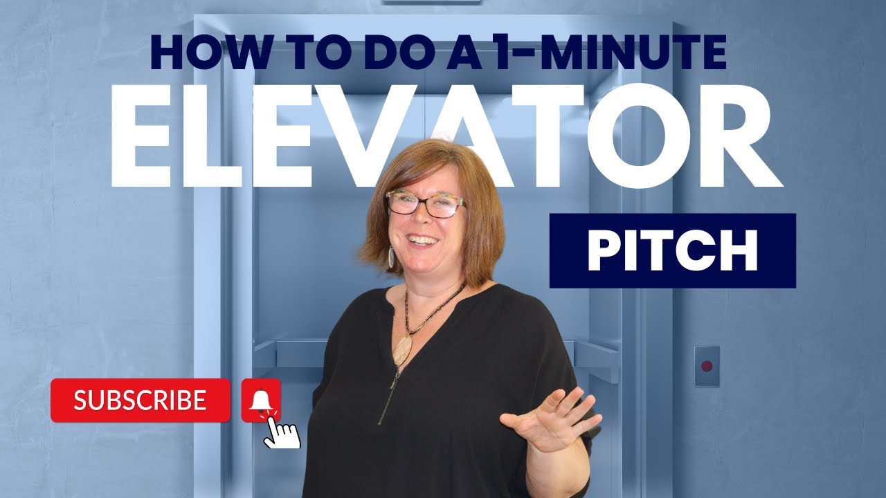 How to do a 1-Minute Elevator Pitch | Teen Talk - YouTube