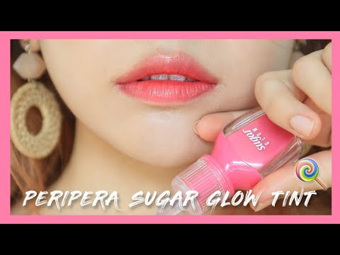 PERIPERA 🍭 Sugar Glow Tint Color Swatches& Review | Erna Limdaugh - YouTube
