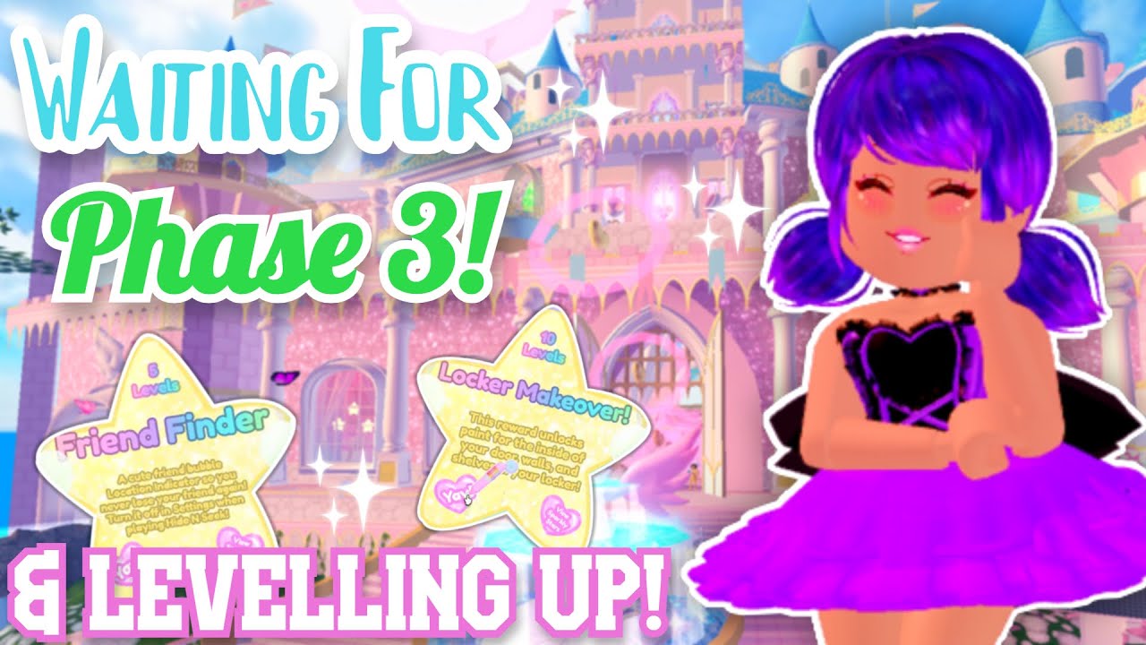 WAITING FOR PHASE 3 Of CAMPUS 3 & LEVELLING UP! Royale High Live - YouTube