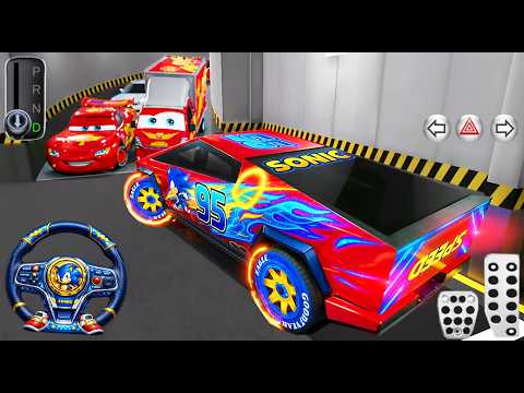 Car Race Sonic Cybertruck Drive | 3D Driving Class - Android GamePlay #20