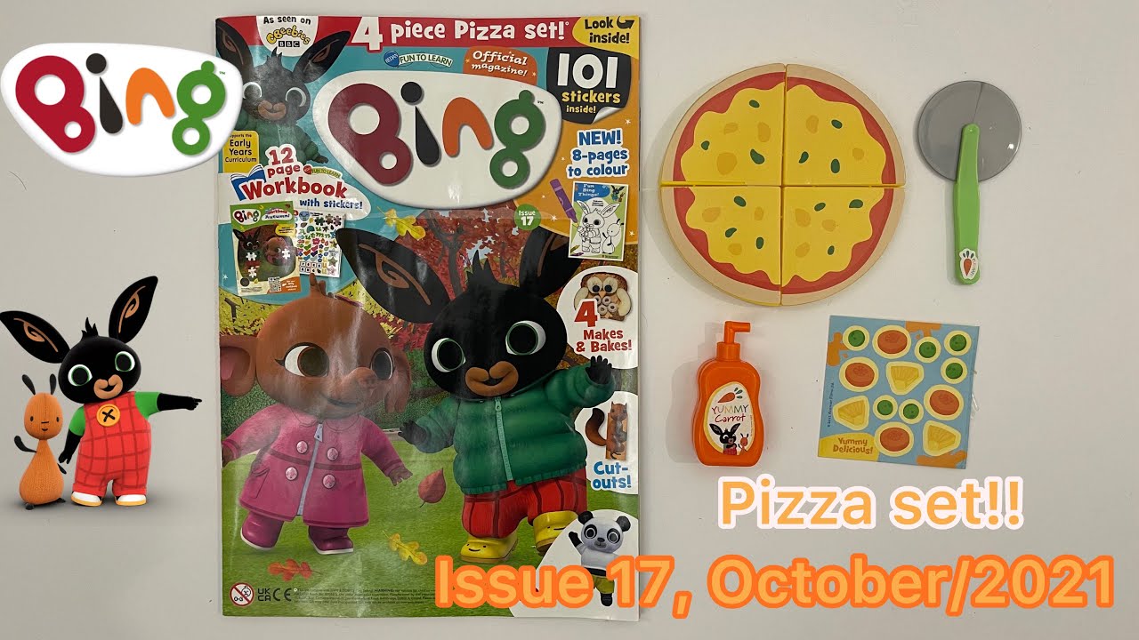Bing magazine, pizza set 🧇🍕 - YouTube