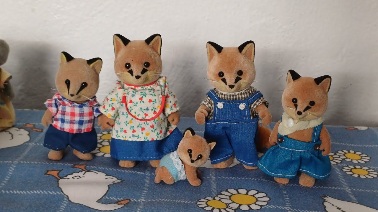 Ternurines Sylvanian Vintage, koalas, Zorros, Gatos, Caballos - YouTube