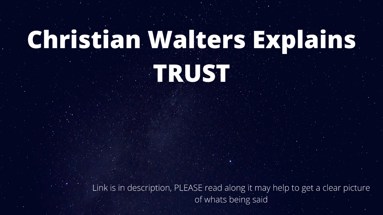 Christian Walters explains trust - YouTube