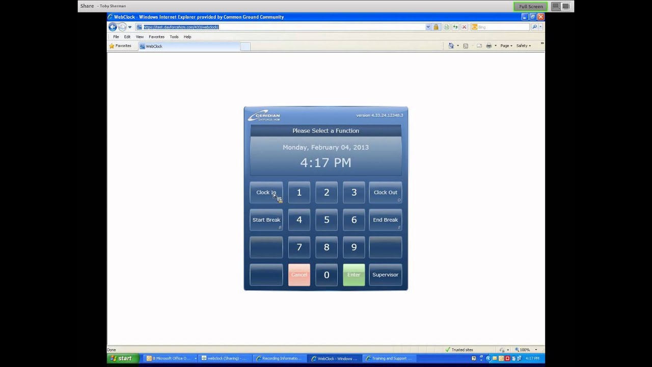 webclock 4 0 - YouTube