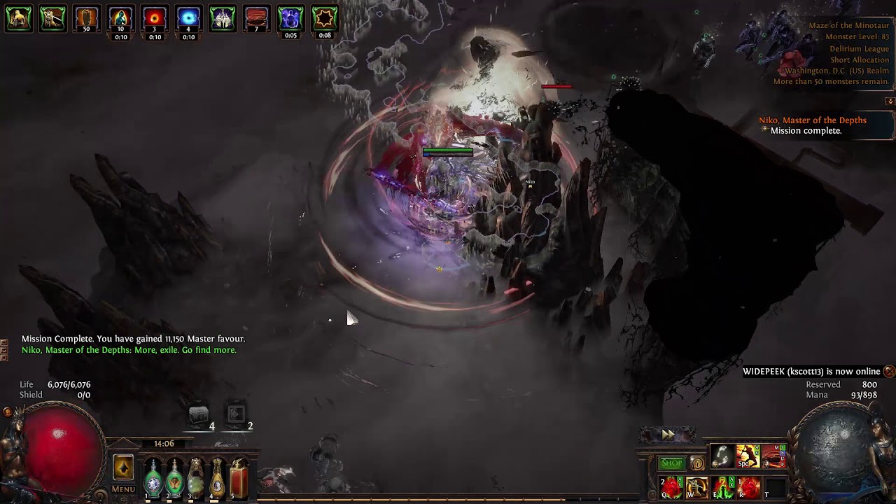 3.10 POE Impale Cyclone-Riposte-Vengeance Gladiator --- T16 Maze of the Minotaur - YouTube