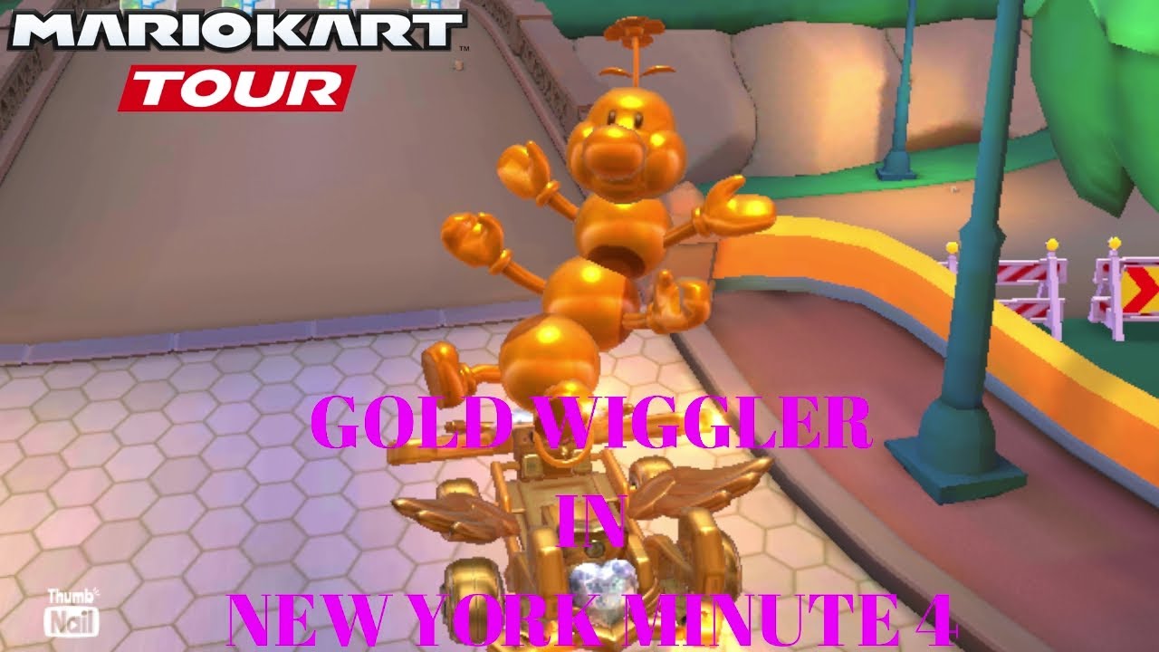 🐛🌼Mario Kart Tour - Gold Wiggler in New York Minute 4 (Wiggler ...