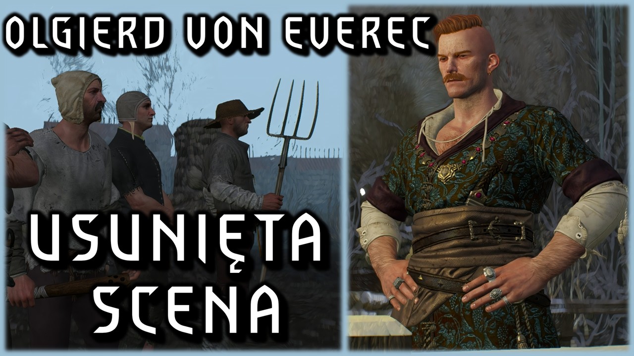 Olgierd von Everec i chłopi - Usunięta scena wspomnienia z Wiedźmina 3 ...