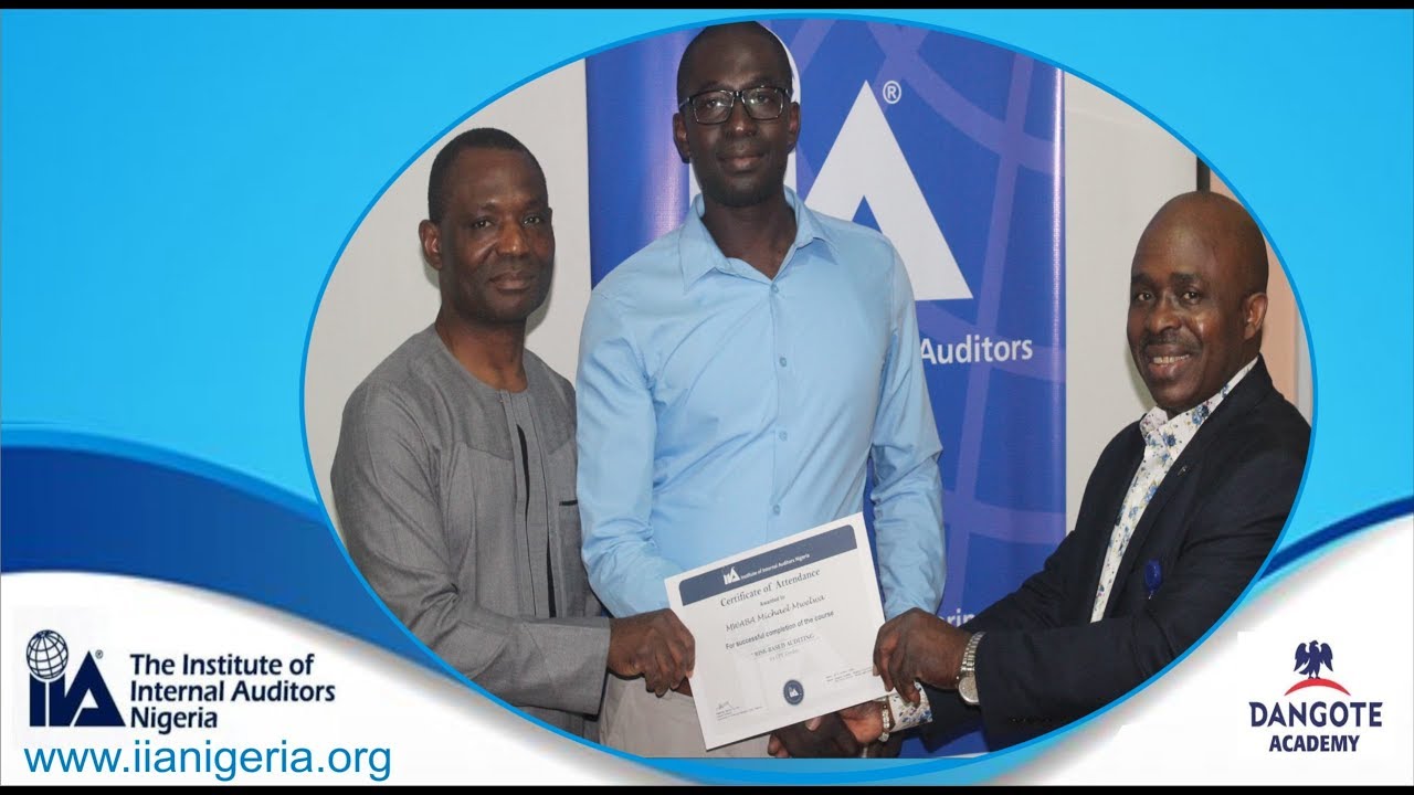 RISK BASED AUDIT TRAINING for Dangote Internal Auditors at DANGOTE ...