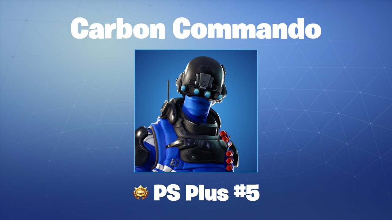 Carbon Commando | Fortnite Outfit/Skin - YouTube