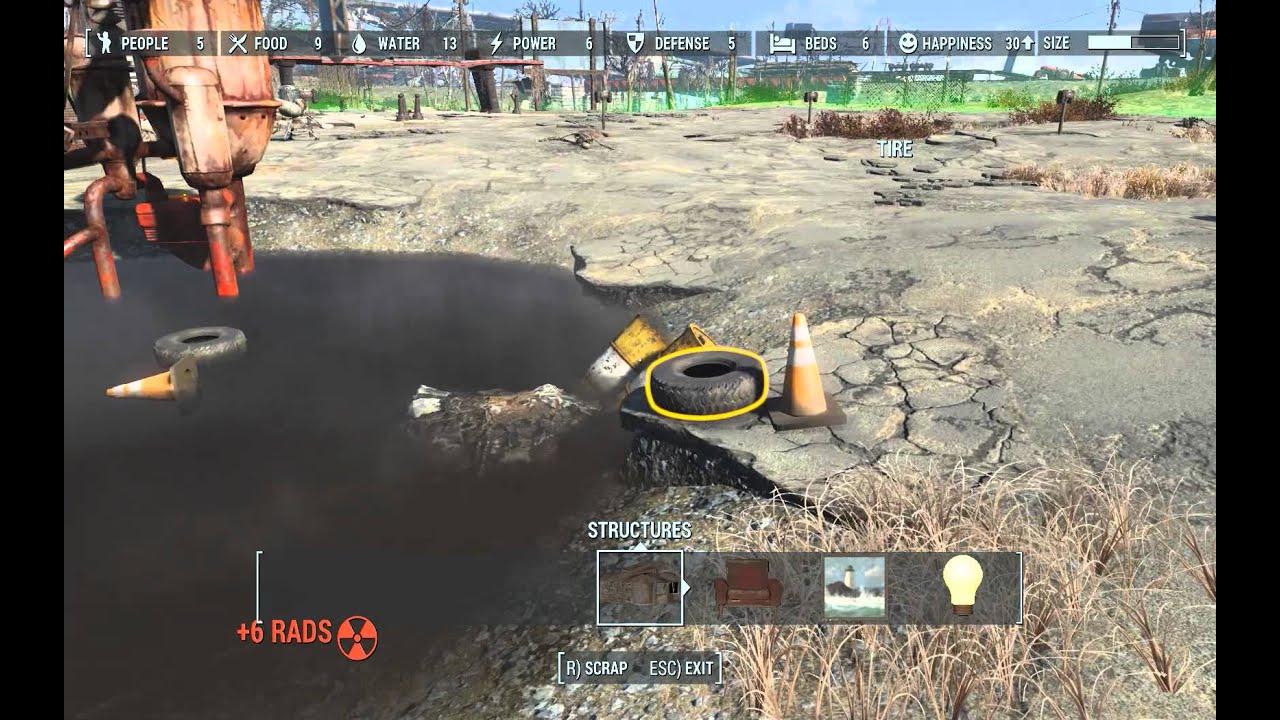 Fallout 4: PC Gameplay - How to remove radiation from Starlight Drive ...