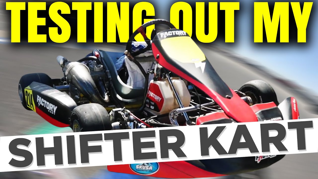 Testing Out My NEW Factory Shifter Kart | CalSpeed Karting Center - YouTube