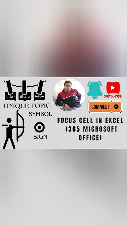 # FOCUS CELL IN EXCEL (365 MICROSOFT OFFICE) - YouTube