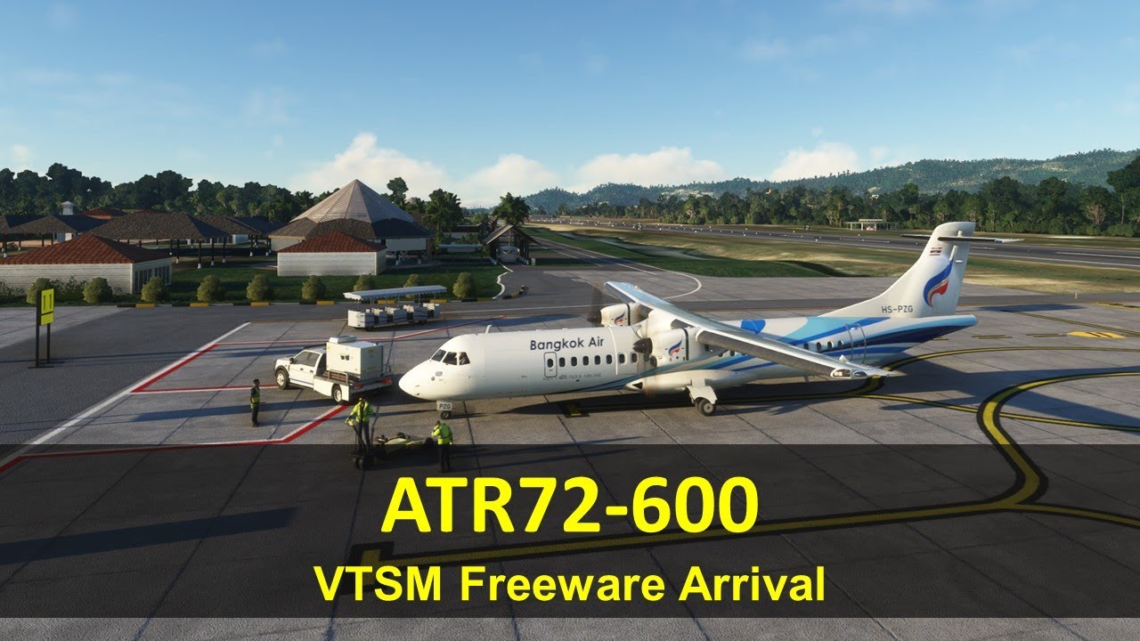 MSFS | Freeware VTSB that looks AMAZING. Arrival in a ATR72-600 - YouTube