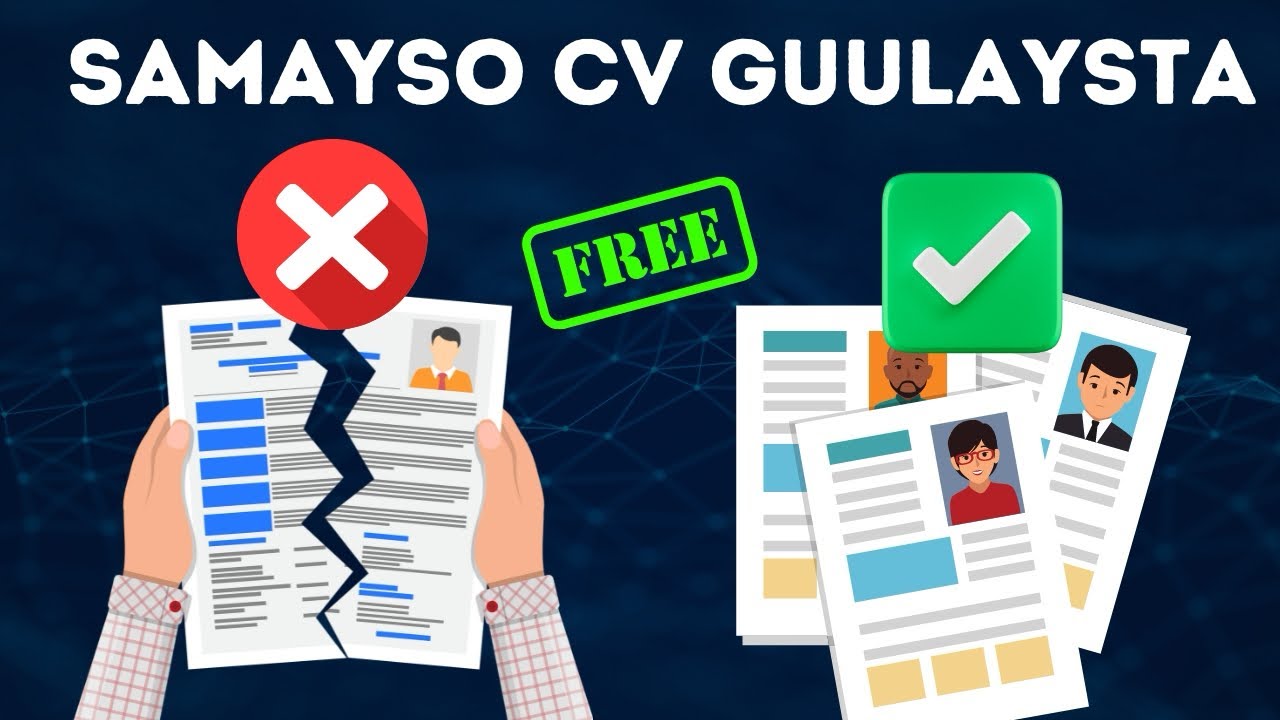 Sidee CV Guuleeysta Loo Sameeyaa | Create a Job-winning CV in minutes ...