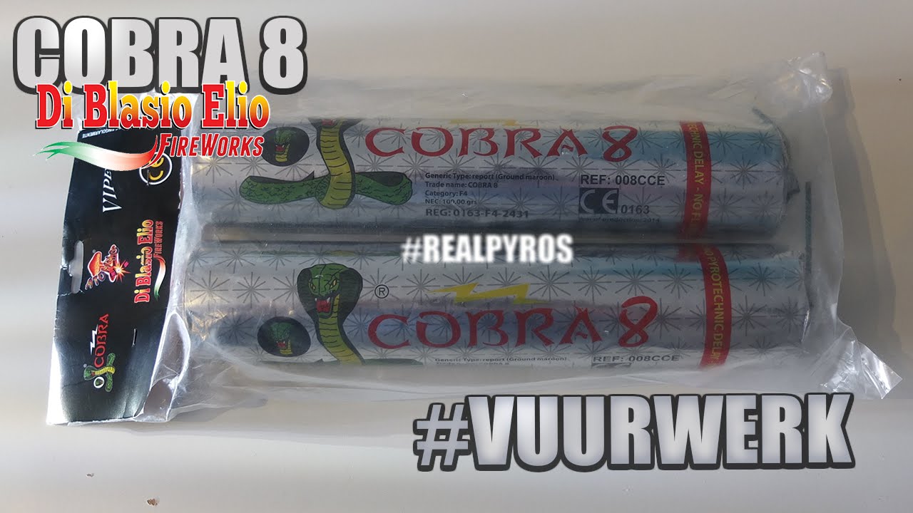 Cobra 8 - Di Blasio Elio - Vuurwerk, fireworks - YouTube
