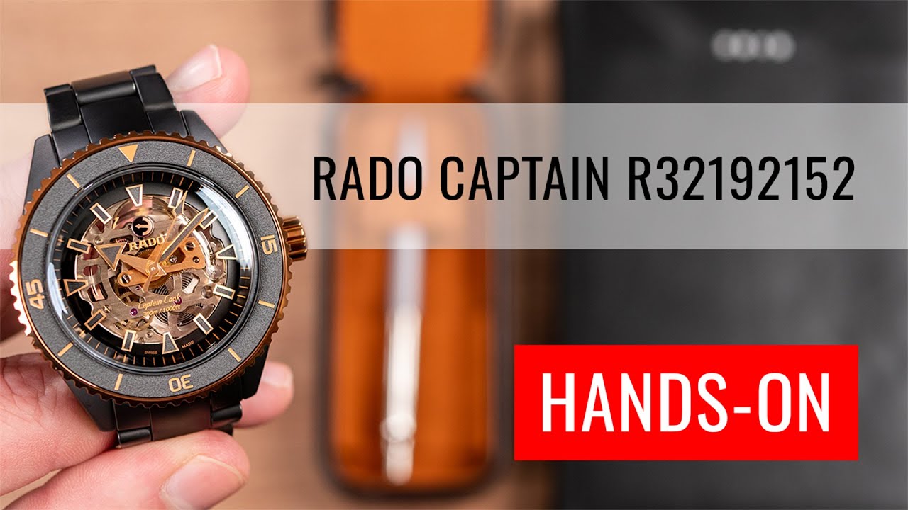 HANDS-ON: Rado Captain Cook High-Tech Ceramic Skeleton Automatic ...