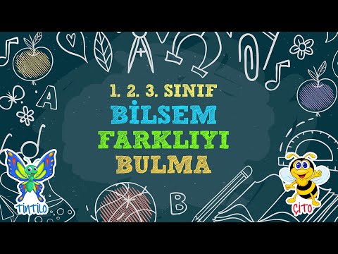 BİLSEM 1.2.3. SINIF FARKLIYI  BULMA