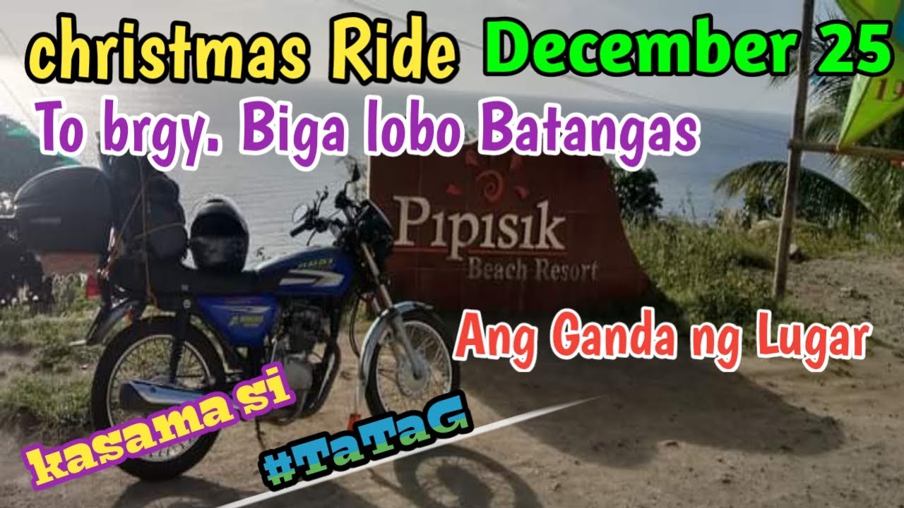 Christmas Ride December 25 biga lobo Batangas #tatag Rusi 150 Macho ...