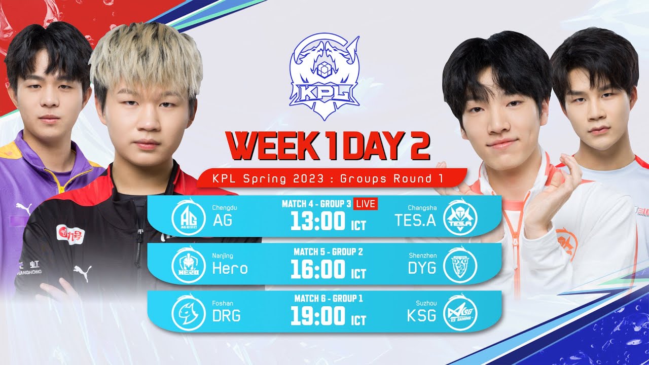 [Thai Broadcast] 🔴 LIVE : AG vs TES.A (Bo5) - KPL Summer 2023 - YouTube