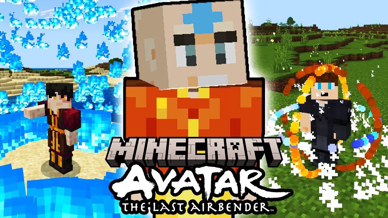 Je Maitrise Les Elements Dans Avatar Sur Minecraft ! - YouTube