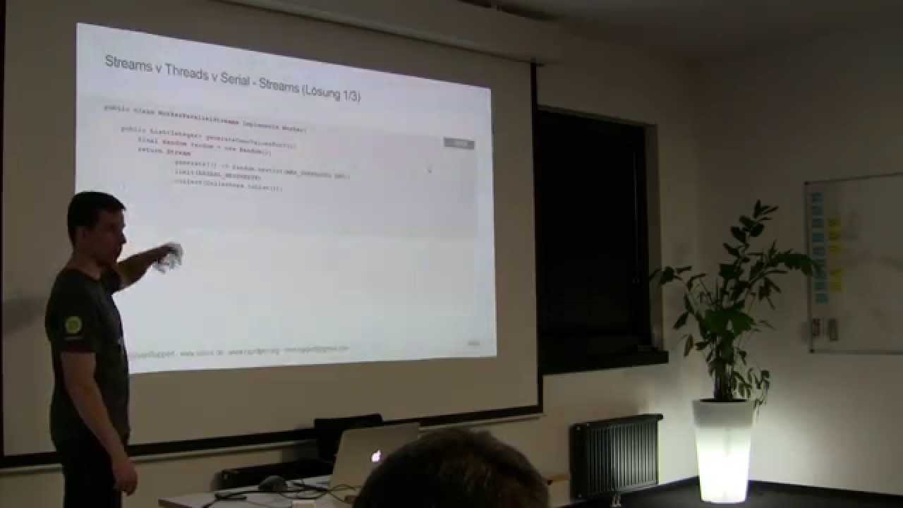 JUGHH Sven Ruppert Java 8 Streams Teil 2 - YouTube