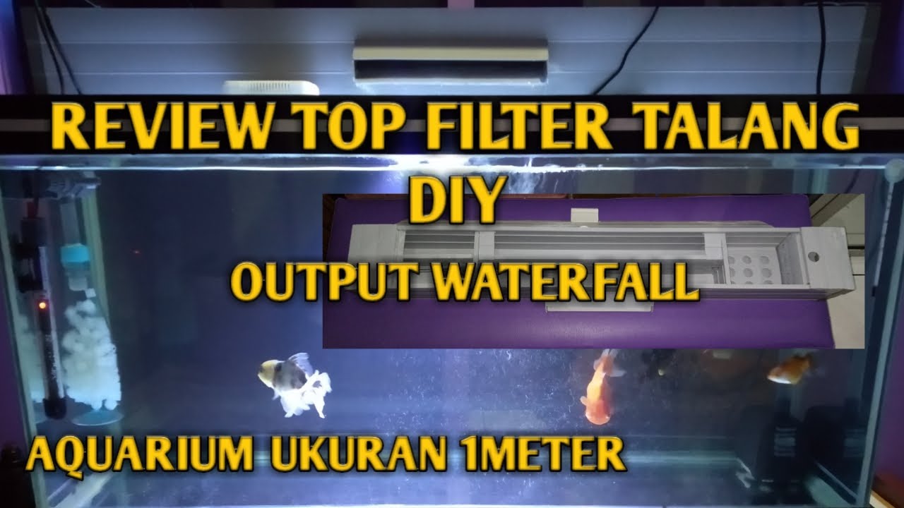 Review Top Filter Talang DIY || Output Waterfall - YouTube