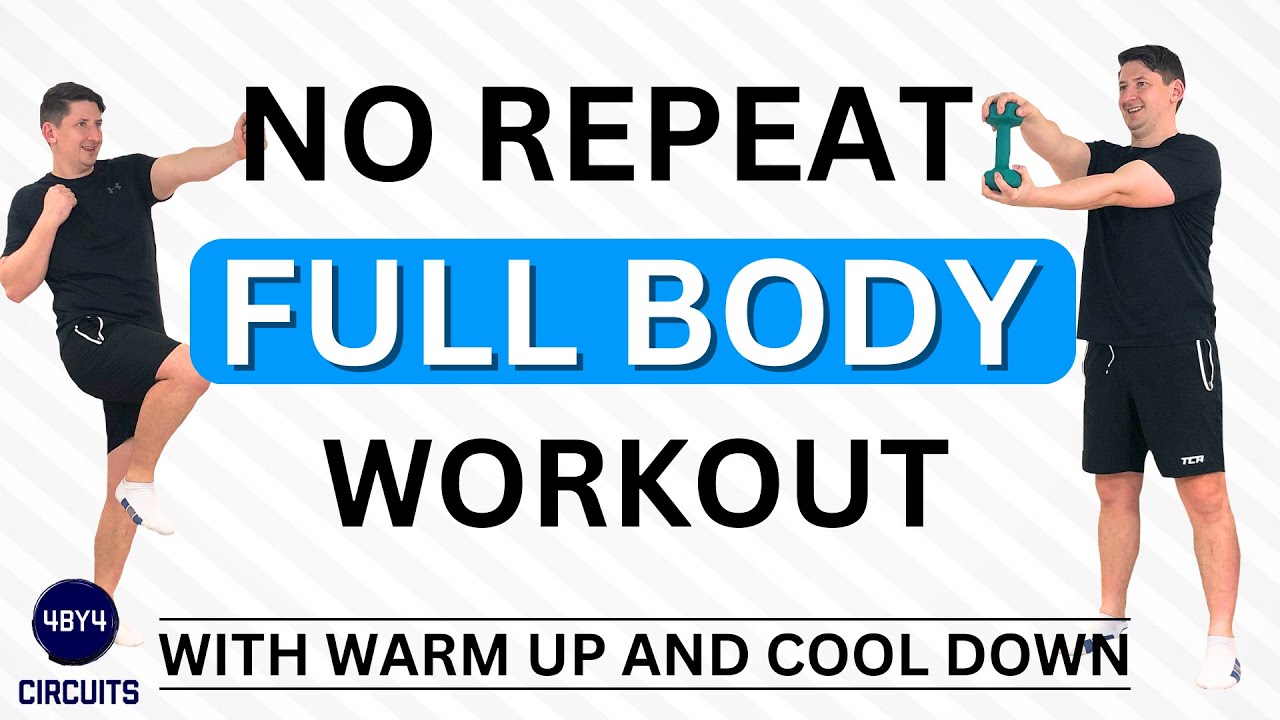 Over 50s 30 MIN FULL BODY HIIT Cardio, Weights And Abs For ALL LEVELS ...