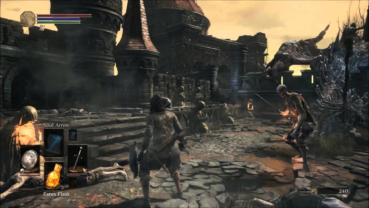 Dark Souls 3 Walkthrough #1 - First Bonfire to the Second - High Wall ...