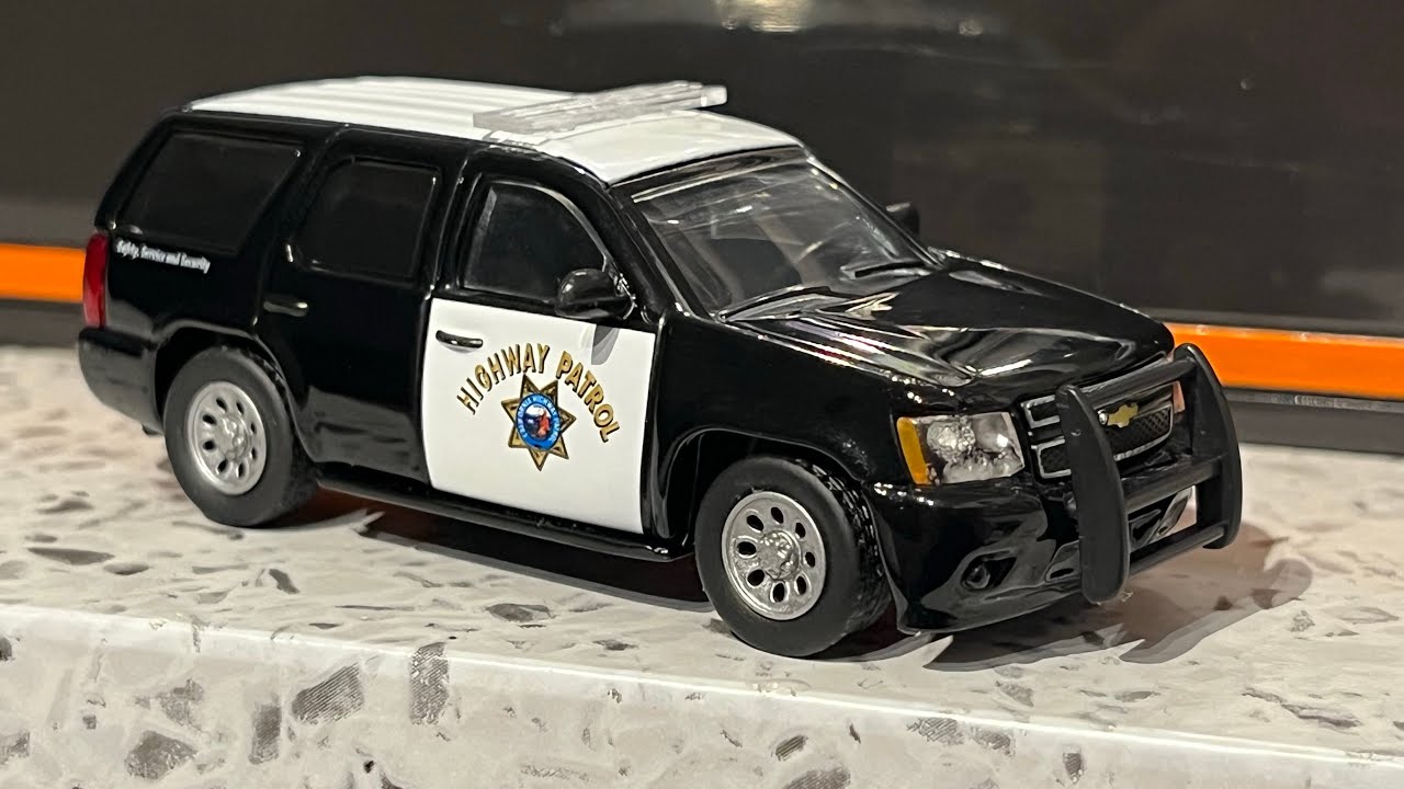 596 CHP California Highway Patrol Chevy Tahoe 1/64 Scale - YouTube