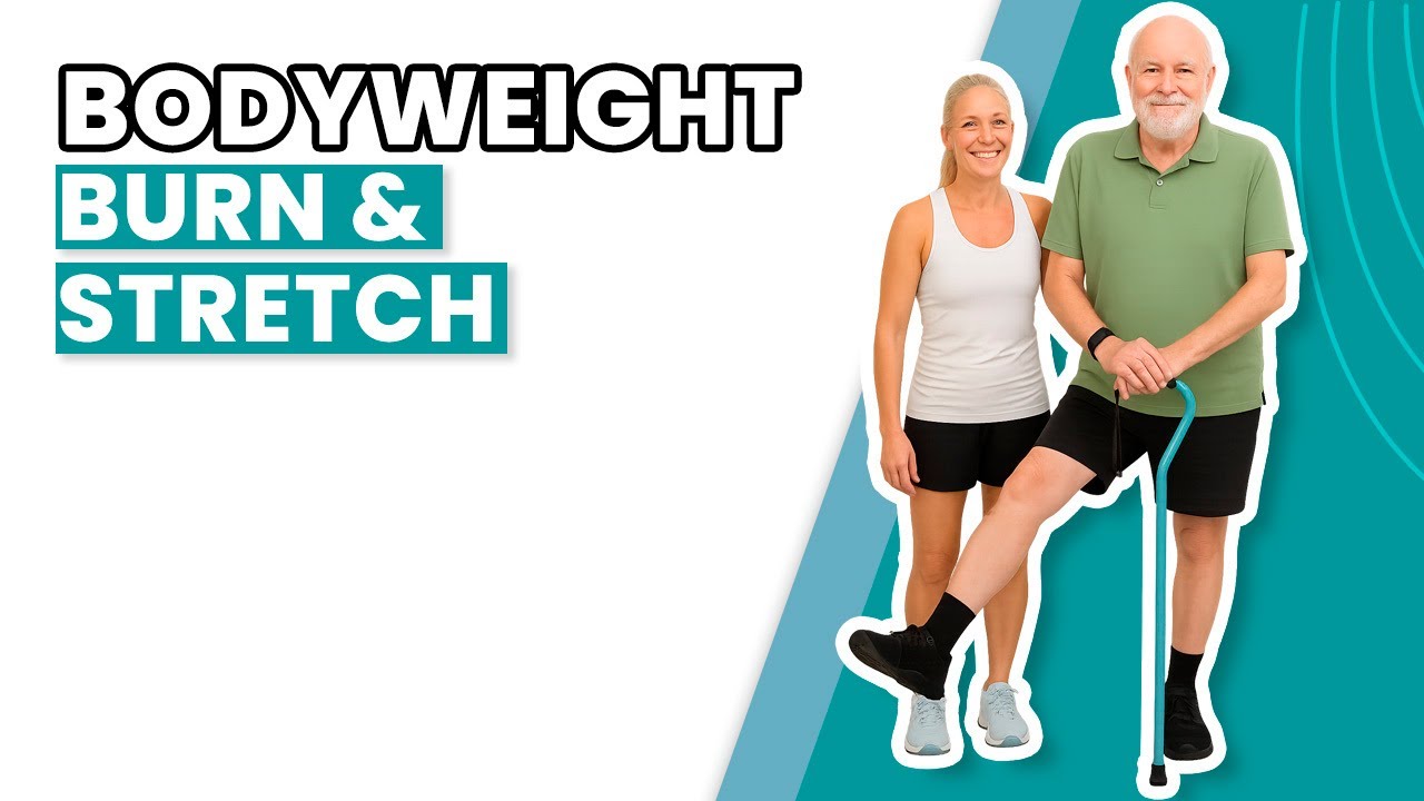 Coach Kim & Jim’s Bodyweight Burn & Stretch | Quick & Effective Routine ...