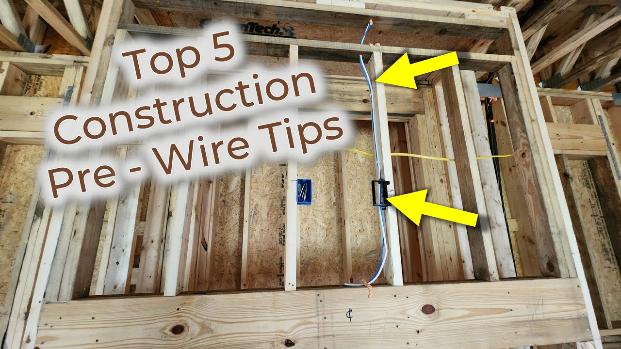 5 Essential Pre-Wire Tips for your New Home Build - YouTube