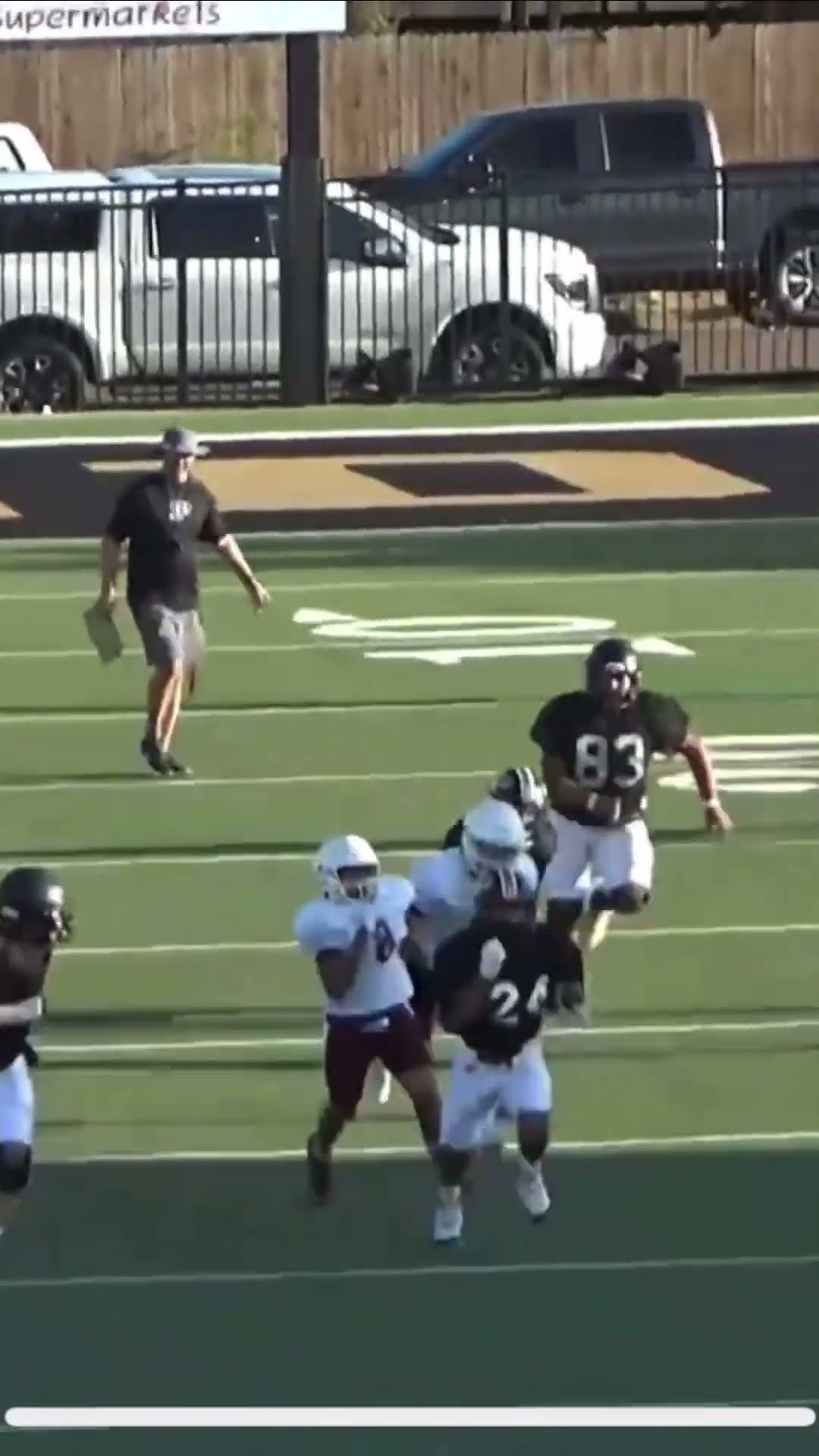 70 Yards Touchdown Run Great Way to start #short #football #boldgold ...