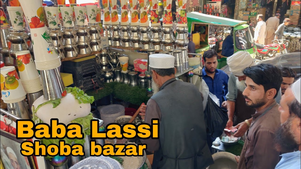 Famous BaBa Lassi Peshawar| Old Hardworking Man selling Lassi on ...