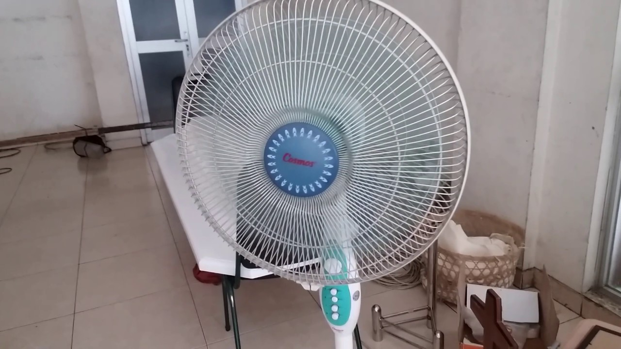 16" Cosmos stand fan - YouTube