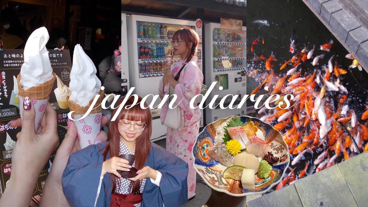 japan diaries: yufuin village, miffy cafe, onsen - YouTube