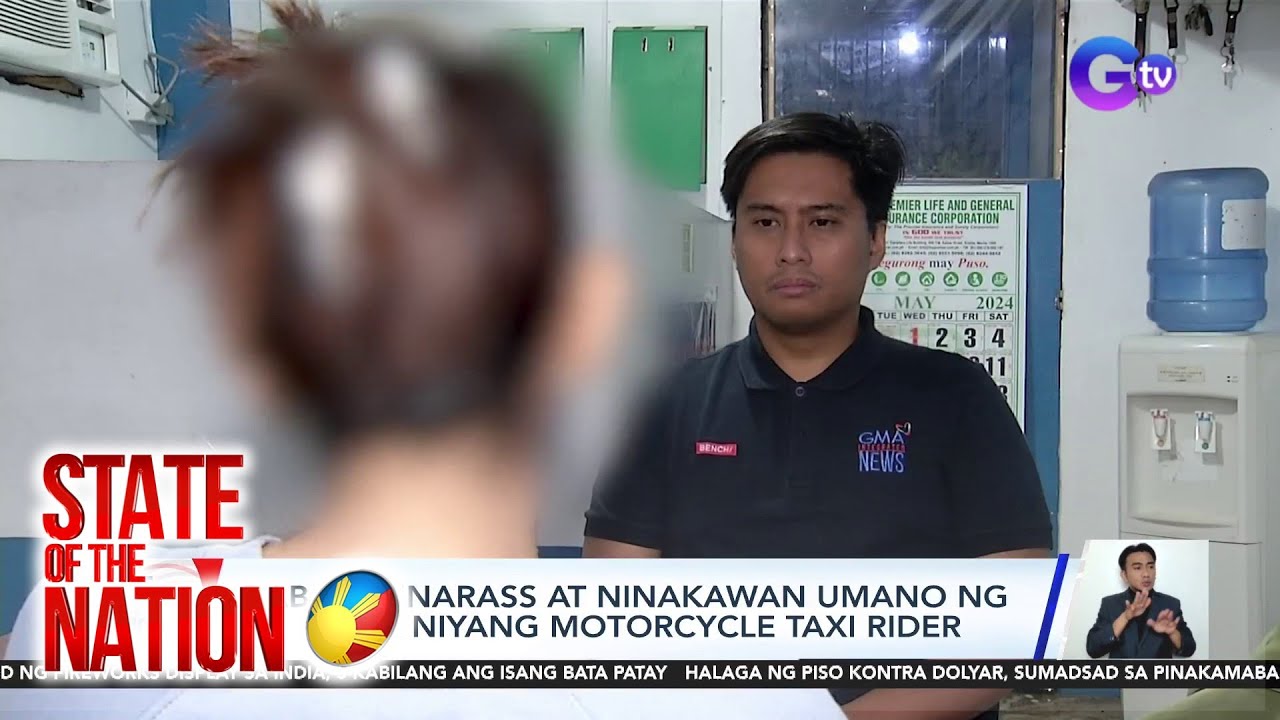 Babae, hinarass at ninakawan umano ng na-book niyang motorcycle taxi ...