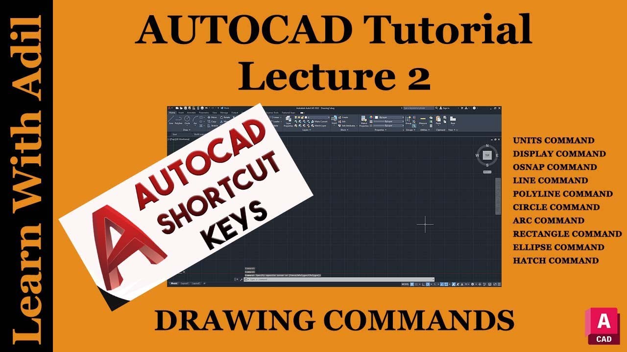 AutoCAD Lecture 2 for Beginners – Master Drawing Commands - YouTube