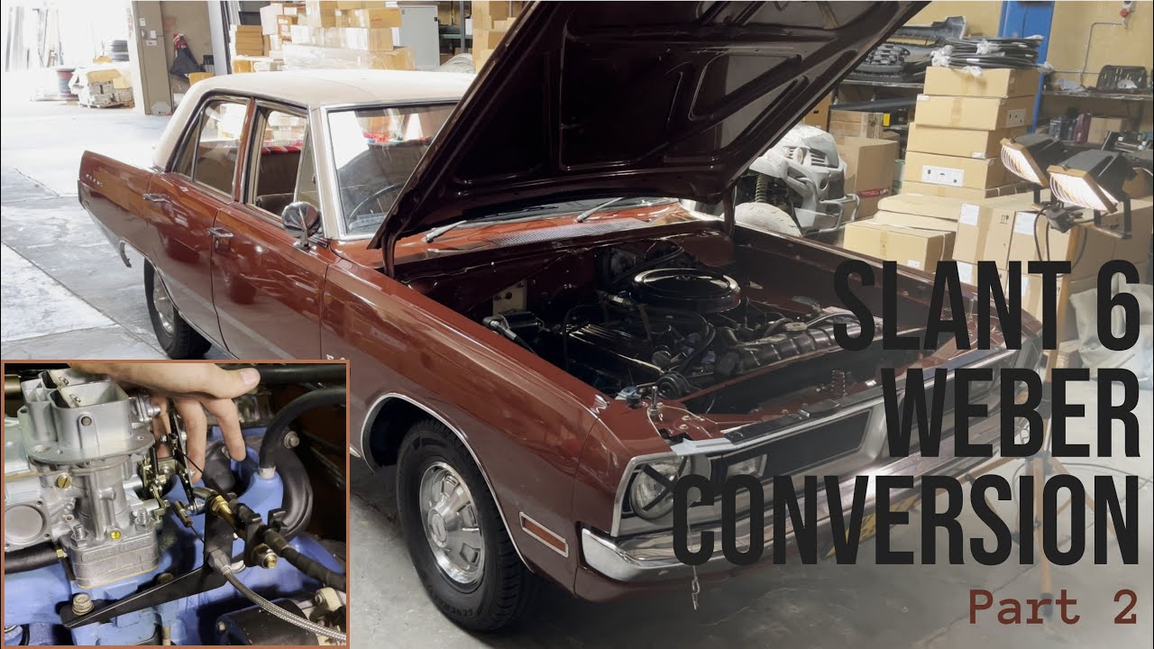 Slant 6 Weber 32/36 Conversion | Part 2: Installation - YouTube