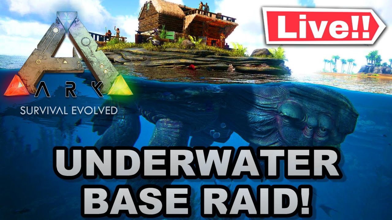 Underwater Base Raid - Ark Day 14 - YouTube