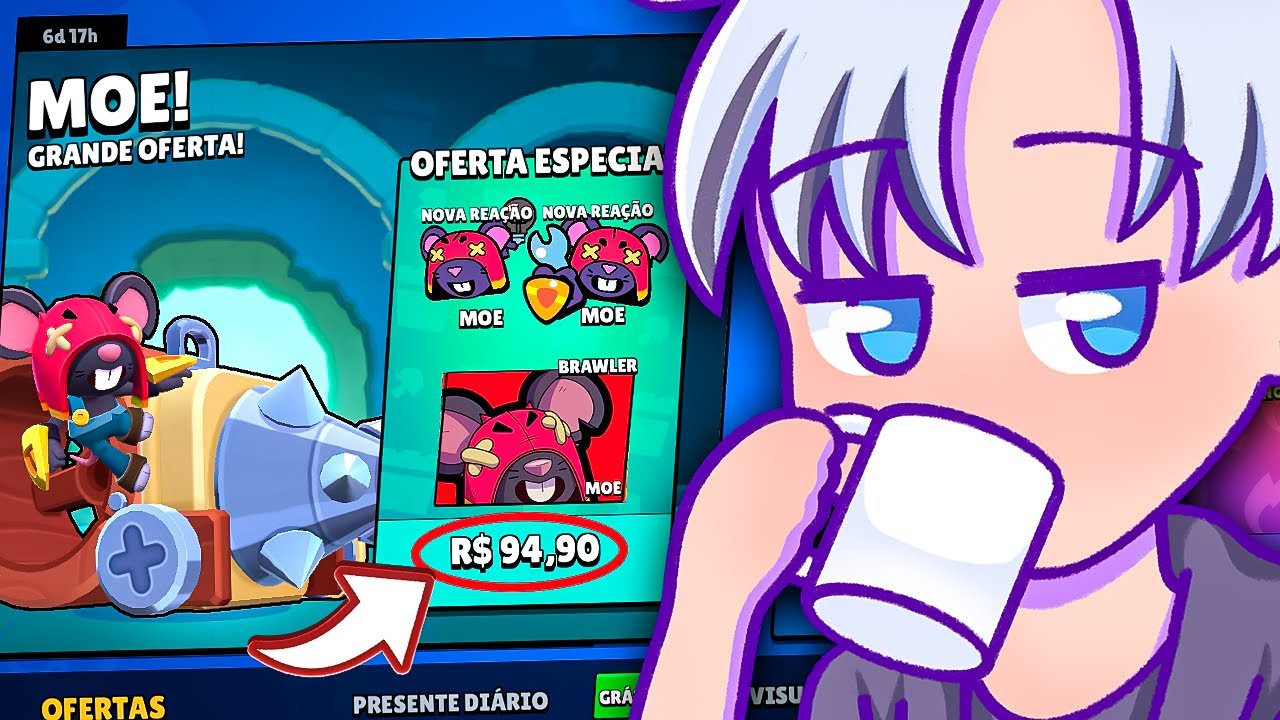 O NOVO BRAWLER MOE já está no BRAWL STARS e ele é simplesmente PERFEITO ...