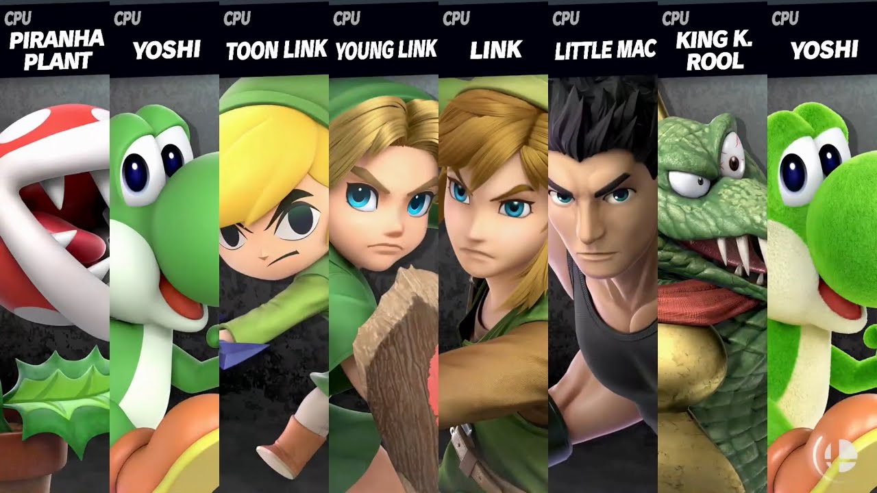 Super Smash Bros. Ultimate - Green Elimination Tournament (Stamina ...