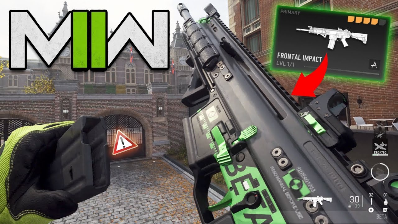 "Frontal Impact" SCAR-L (TAQ-56) Blueprint in Modern Warfare II Open ...