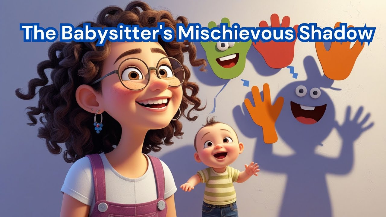 The Babysitter's Mischievous Shadow | Bed time story for kids | Kids ...