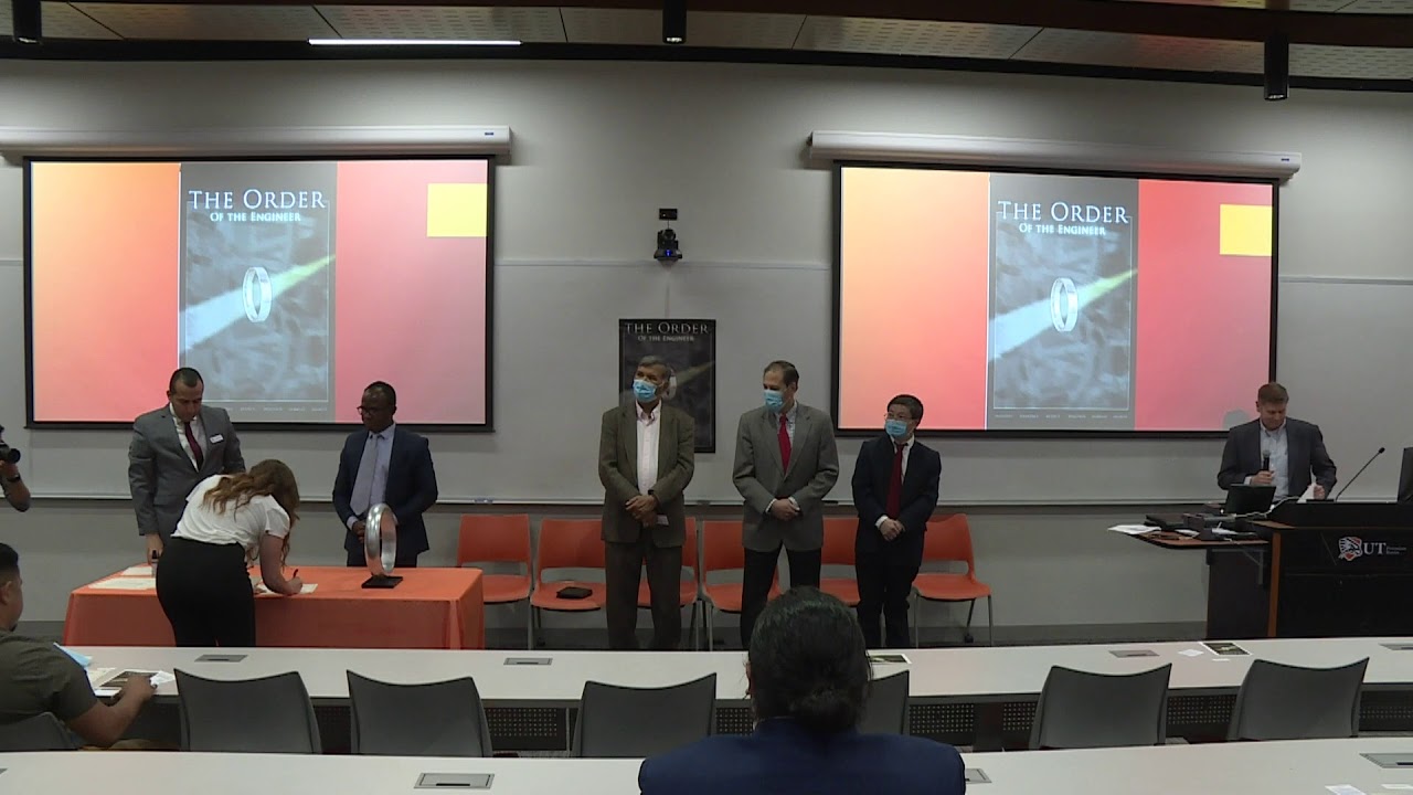 Order Of The Engineer Spring Ring Ceremony - YouTube