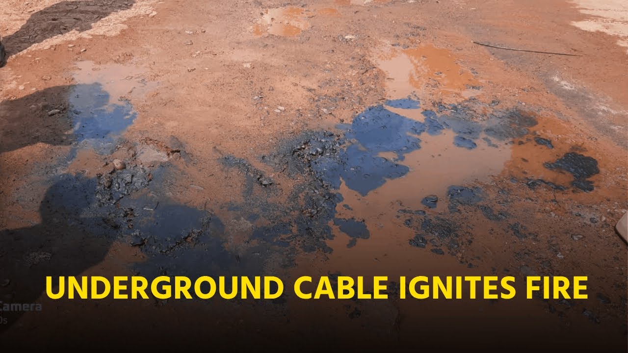 Underground Cable Catches Fire In Panjim Smart City At St.Inez ...