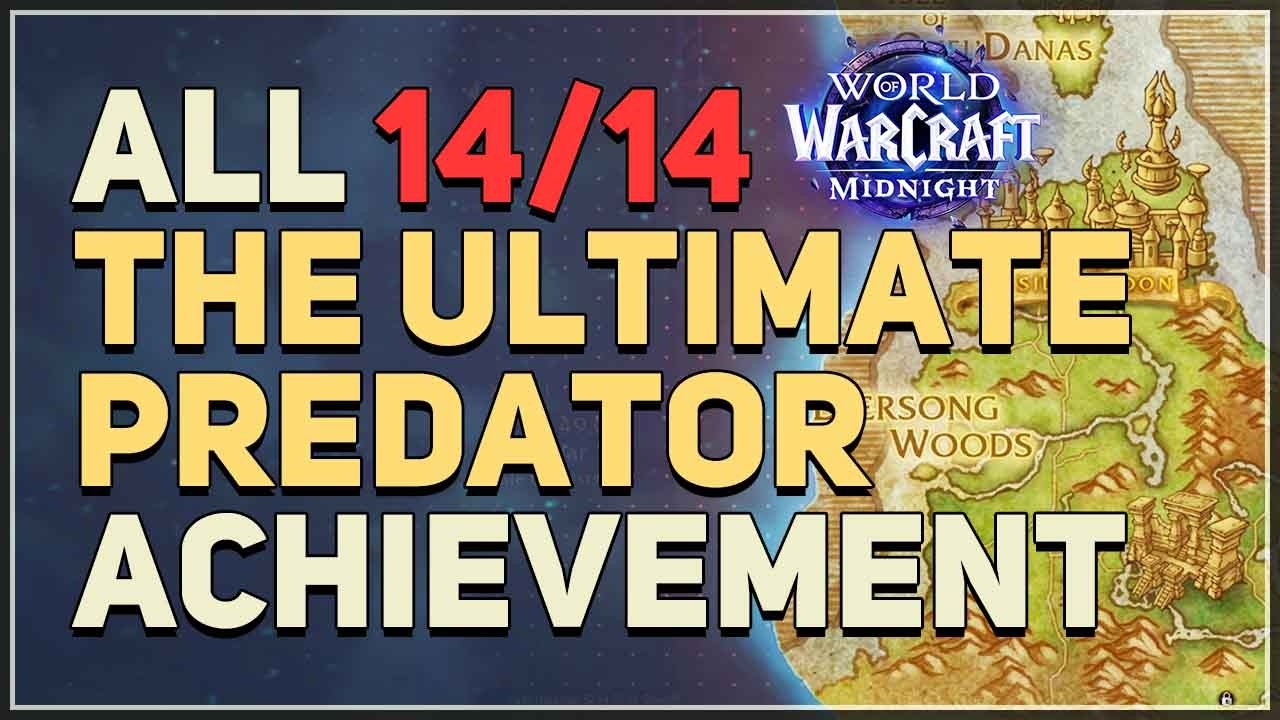 The Ultimate Predator WoW Achievement - YouTube