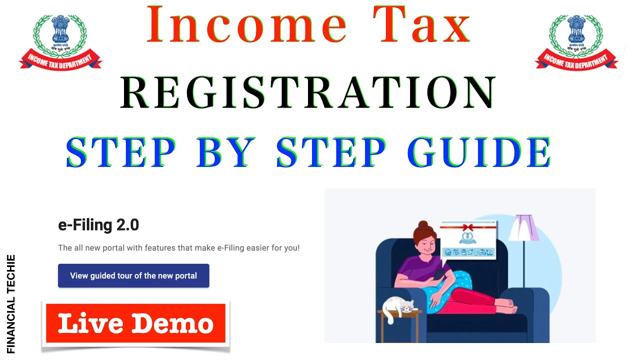 Income Tax New Portal Login Registration | How to register on new ...