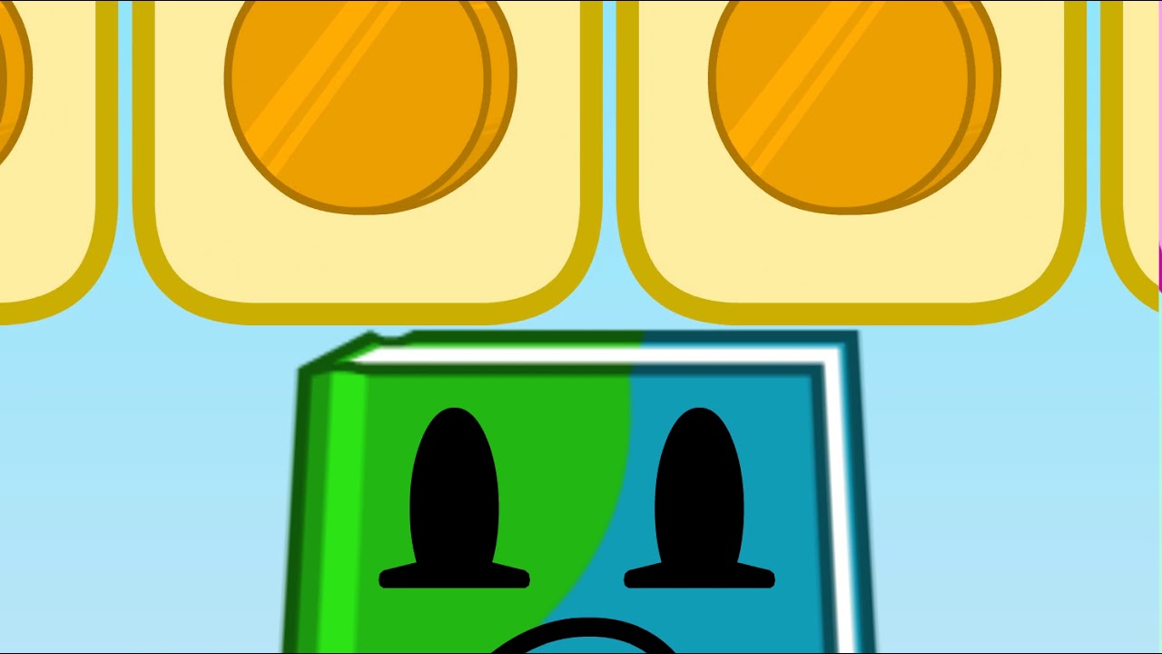 BFDI Book All Coiny Cube - YouTube
