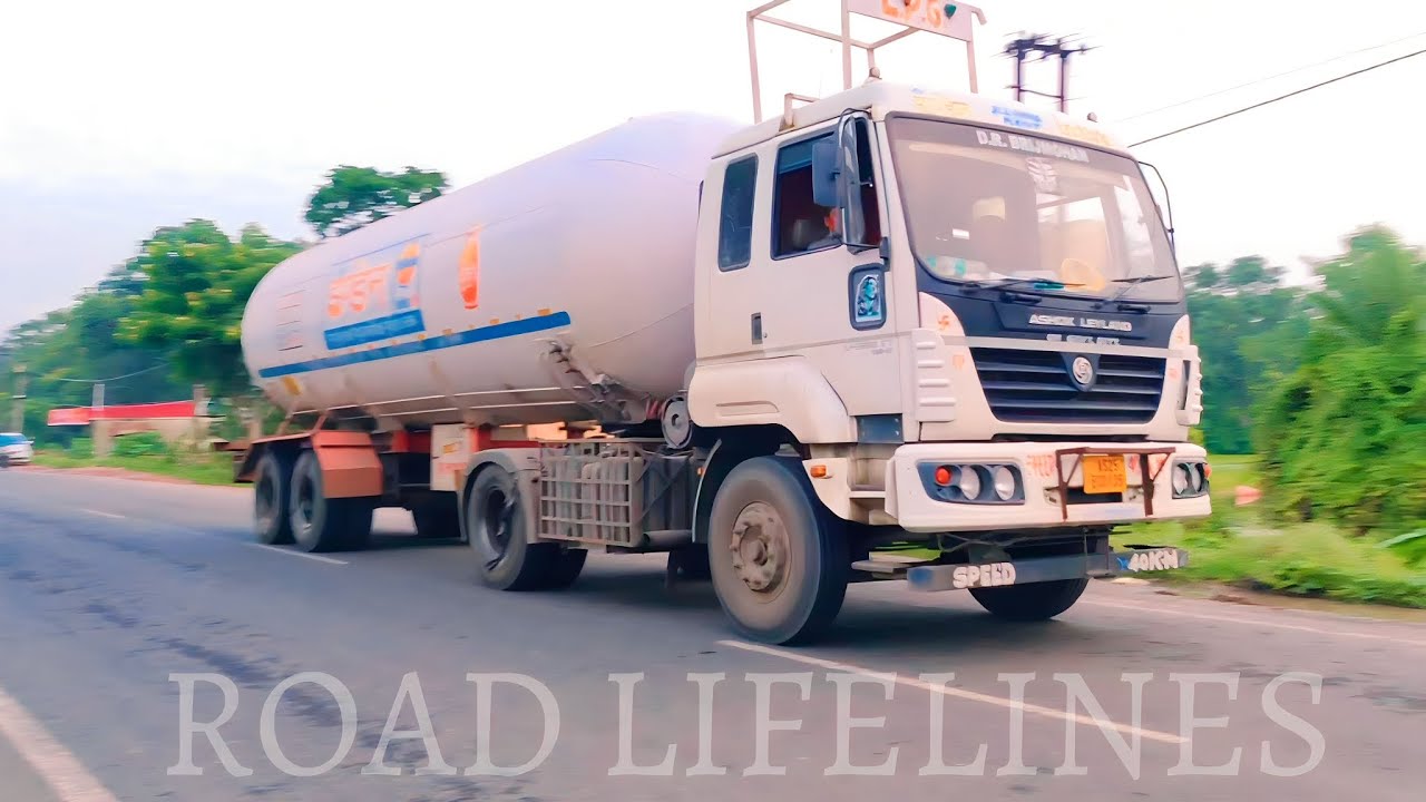 Unprecedented Feat: Ashok Leyland Gas tanker Truck Successfully cross ...