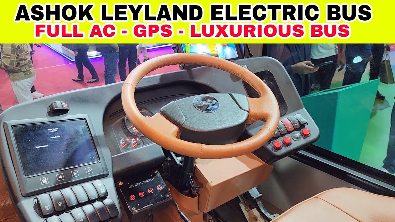 Ashok Leyland Electric Bus | Switch Mobility EiV 7 Electric Bus ...